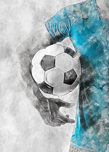 'Football 12' Poster by Mateusz Ślemp | Displate