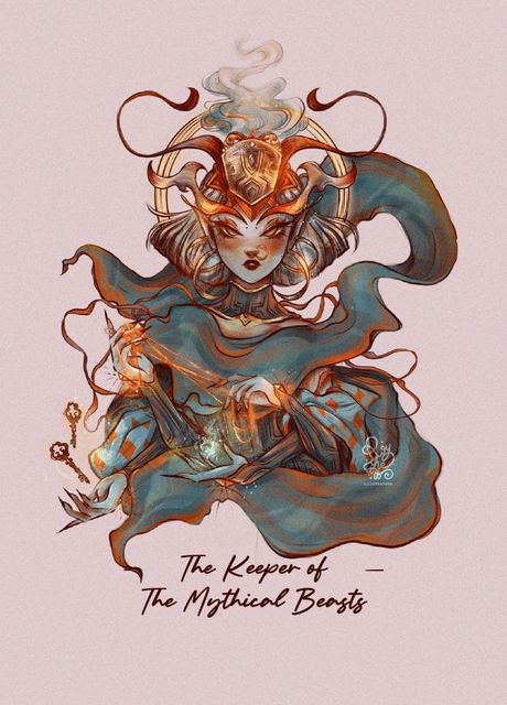 'Keeper of Beast' Poster by ROY THE ART | Displate