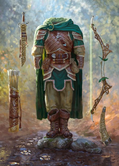 'Ranger Illustration' Poster, picture, metal print, paint by Dungeons ...