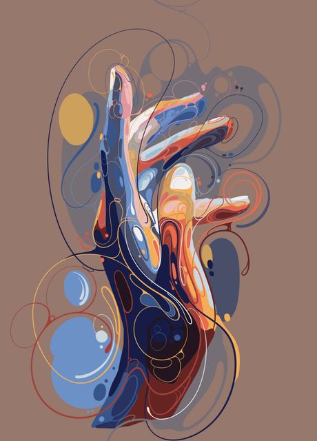 'Hand gesture' Poster by ISA TERESA | Displate