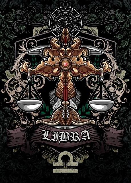 'ZODIAC LIBRA' Poster by NOAHRIA ARTS | Displate