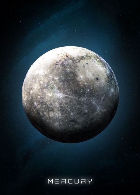 'Planet Mercury' Poster by Jon Alderman | Displate