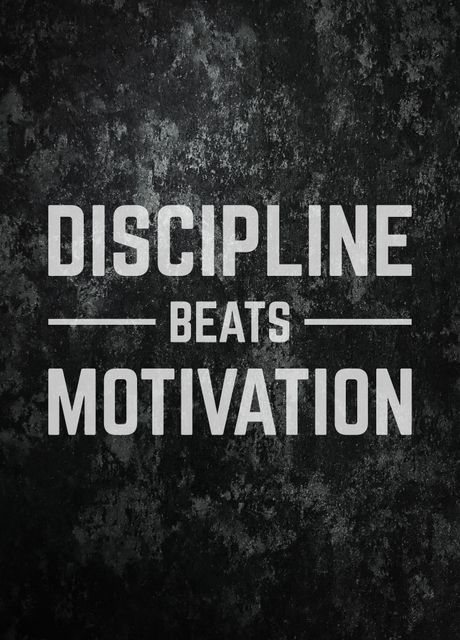 'Discipline Beat Motivation' Poster by albran karan | Displate