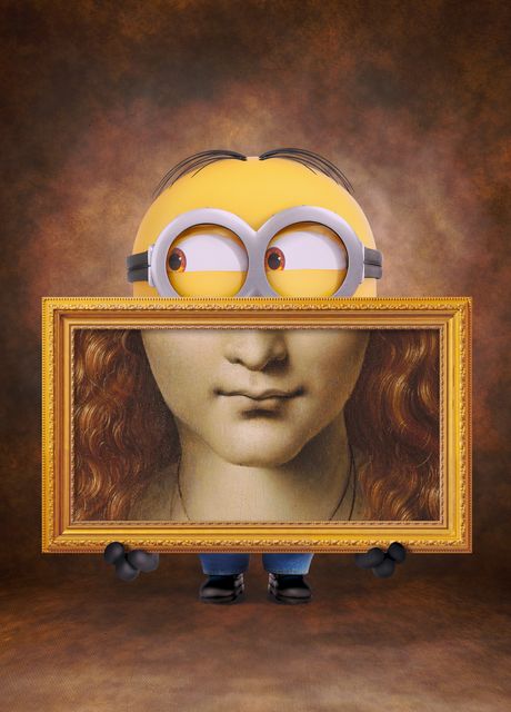 'Minion in Art Museum' Poster by Minions | Displate