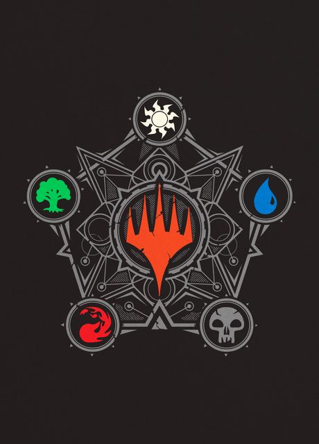 'All Mana Symbols' Poster by Magic The Gathering | Displate