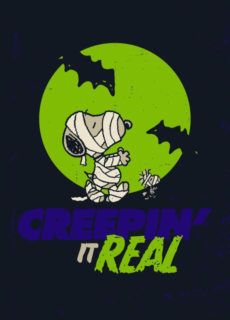 'Creepin It Real' Poster by Peanuts | Displate