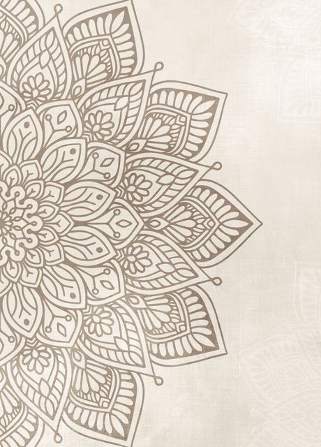 'Beige brown mandala no640b' Poster by Agnes Szafranska | Displate