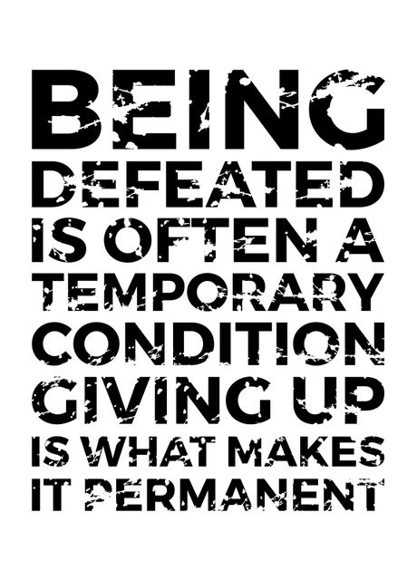 'Never Give Up' Poster by albran karan | Displate