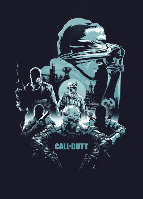'CoD Silhouettes' Poster, picture, metal print, paint by Call of Duty ...
