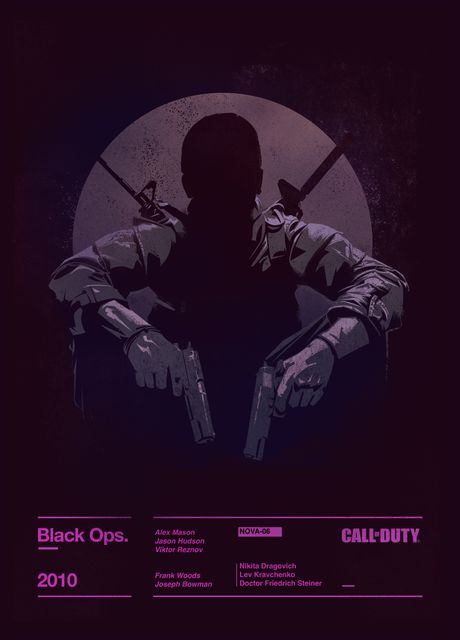 'Black Ops.' Poster, picture, metal print, paint by Call of Duty | Displate