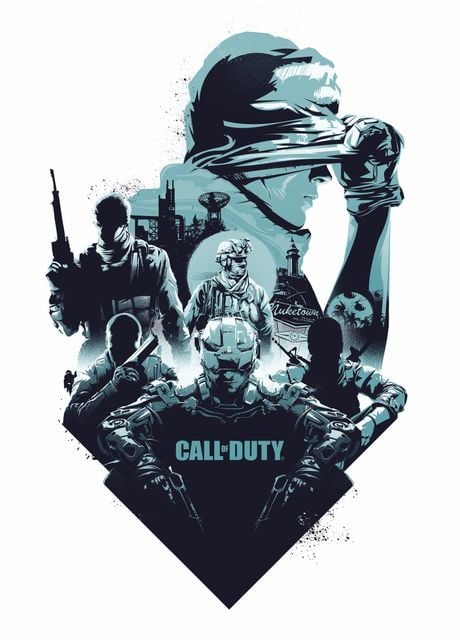 'Call of Duty Silhouettes' Poster by Call of Duty | Displate