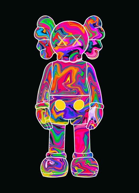 'kaws posters ' Poster by Boon Edgar | Displate