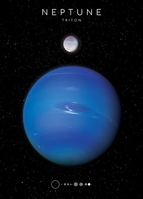 'Planet Neptune' Poster by AstrumSpace | Displate