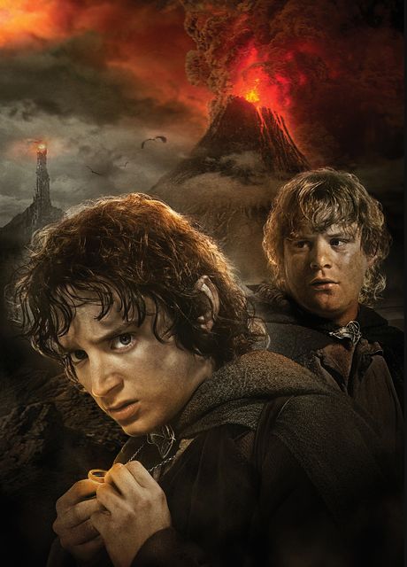 'Route to Mount Doom' Poster, picture, metal print, paint by Middle ...