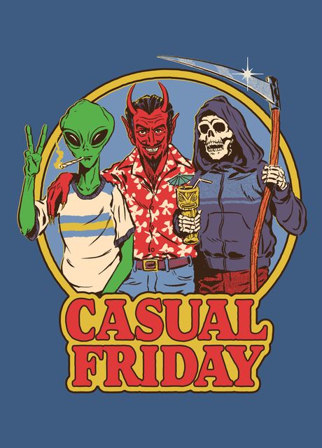 'Casual Friday' Poster by Steven Rhodes | Displate