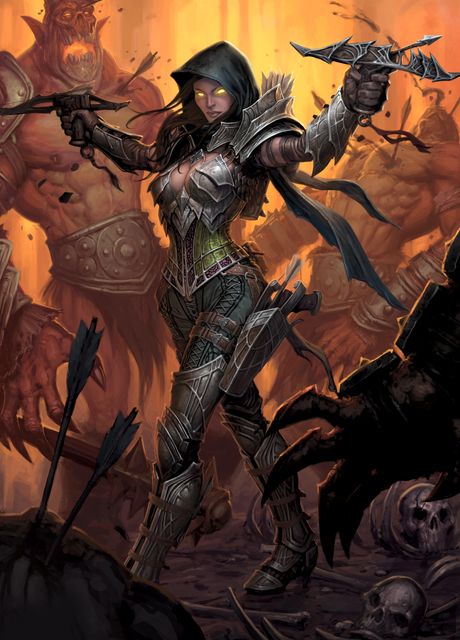 'Demon Hunter' Poster by Diablo | Displate