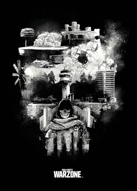 'Ghost Art 4' Poster, picture, metal print, paint by Call of Duty ...