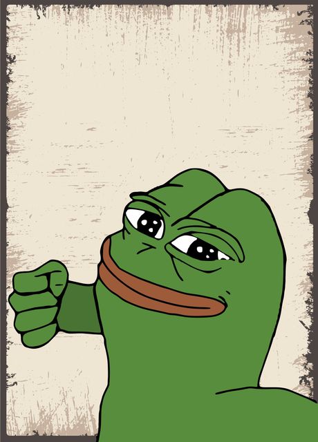 'pepe frog funny meme' Poster by Trending Displate Posters | Displate