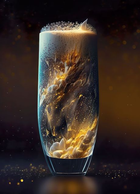 'The Cocktail' Poster by TESSERACT ART | Displate