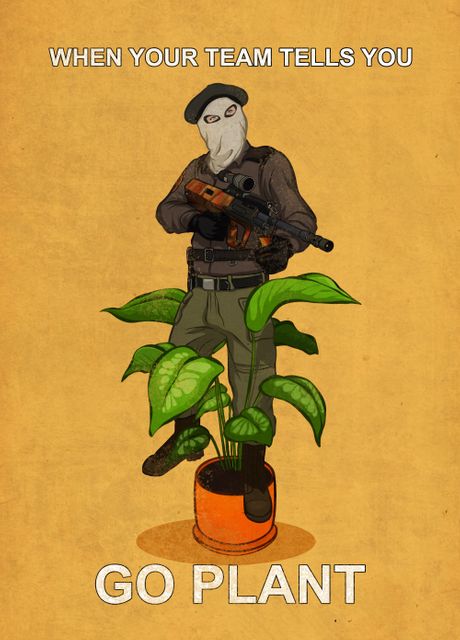 'Go Plant' Poster by Counter-Strike | Displate