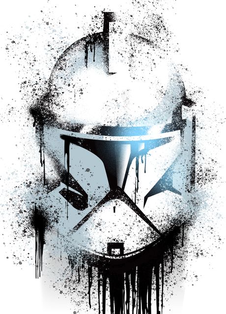 'Clone Trooper Helmet' Poster by Star Wars | Displate