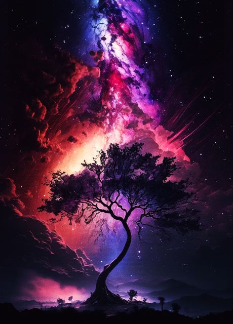 'Space Of Tree' Poster by Muh Asdar | Displate