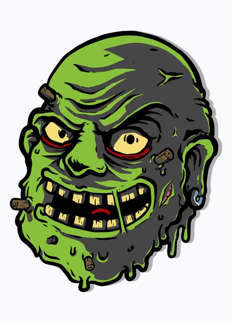 'Smile zombie' Poster by JusticeEichmann Studio | Displate