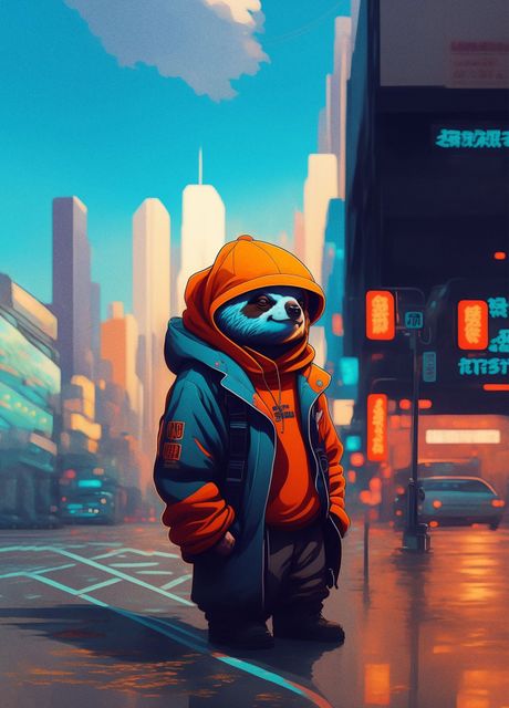 'Swag Sloth' Poster by FlyingBlade | Displate