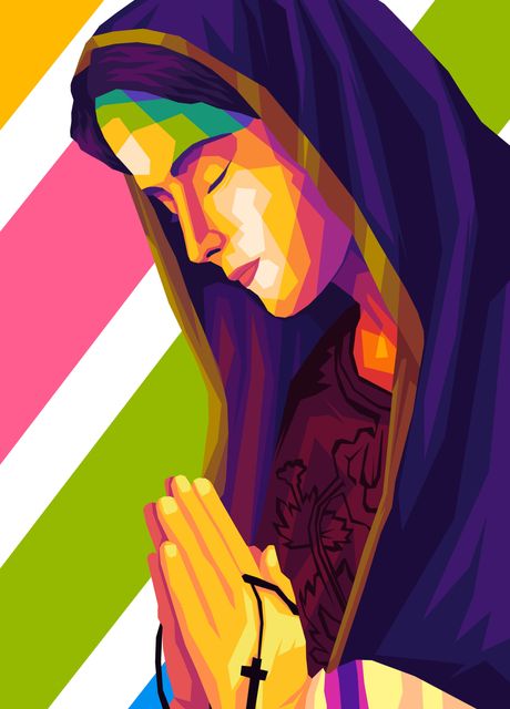 'Mother Maria Artwork' Poster, picture, metal print, paint by Rizky ...