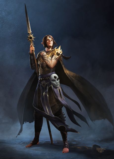 'Shadowheart cleric of Shar' Poster by Dungeons and Dragons | Displate