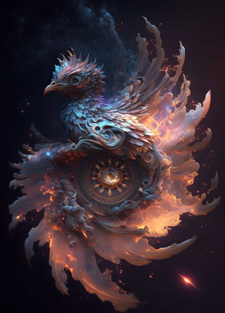 'The Bird And The Clock' Poster by GoodLifeImages | Displate