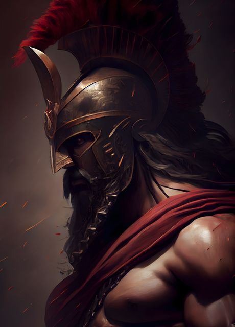 'King Of Sparta' Poster by GoodLifeImages | Displate