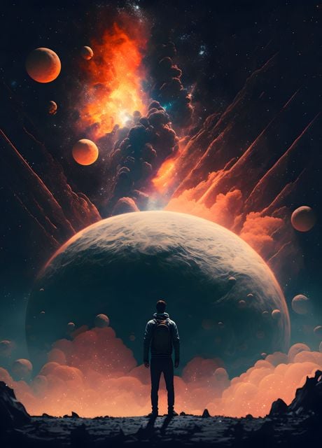 'Vision From The Future' Poster by Art Jiyuu | Displate