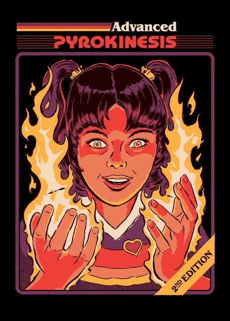 'Advanced Pyrokinesis' Poster by Steven Rhodes | Displate