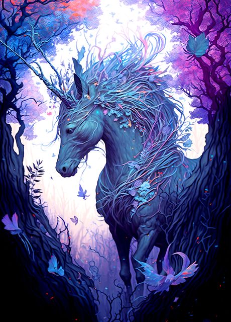 'Unicorn' Poster by Lee Jani | Displate