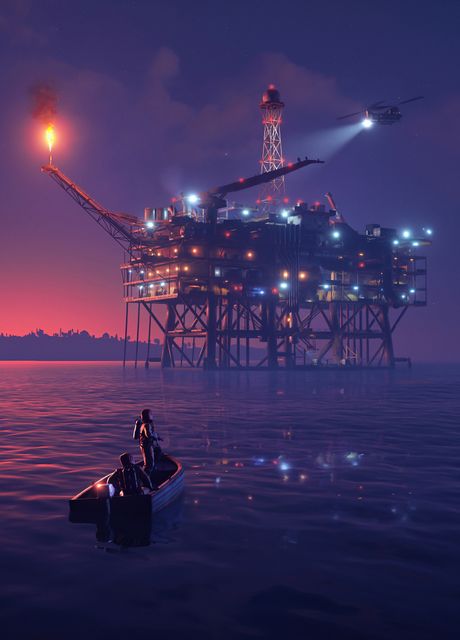 'Arctic Night' Poster by RustGame | Displate