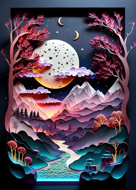 ' Nature In Frame' Poster by Digital Artist | Displate