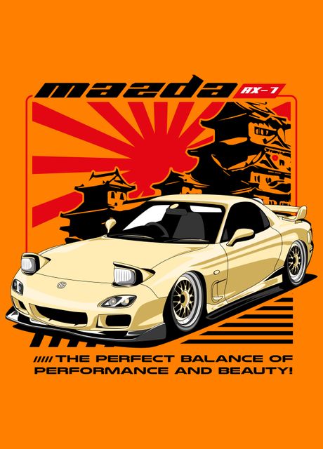 'Japan Sport Car' Poster by Mikhaila Poster Design | Displate