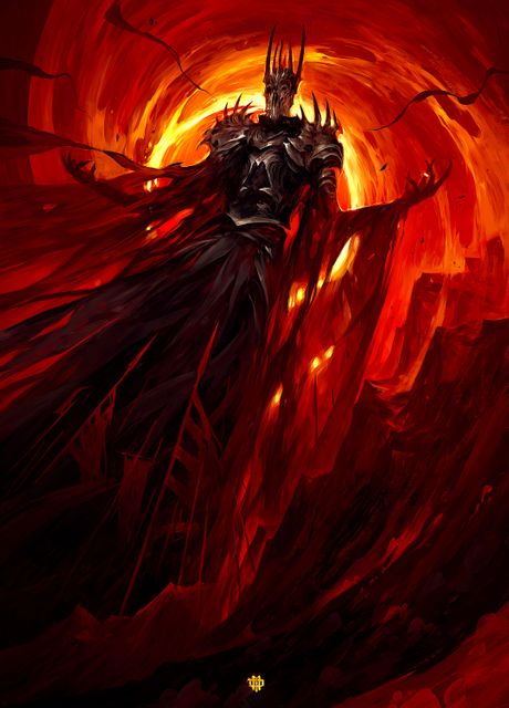 'Dark Lord' Poster by Dominik Mayer | Displate