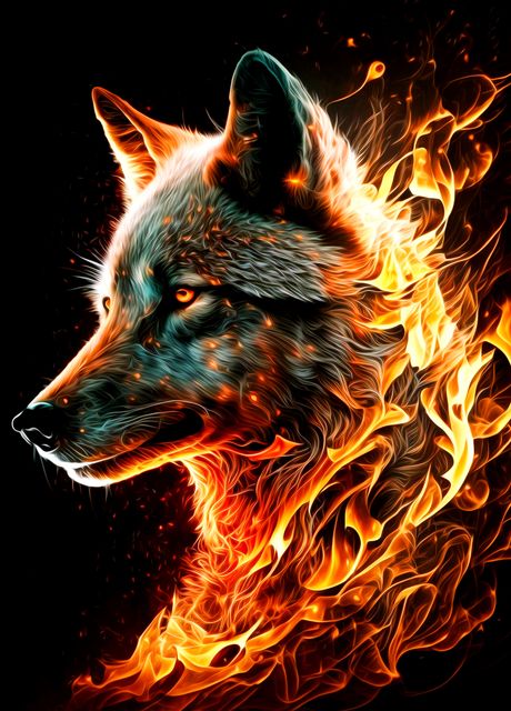 'Wolf' Poster by bds land | Displate