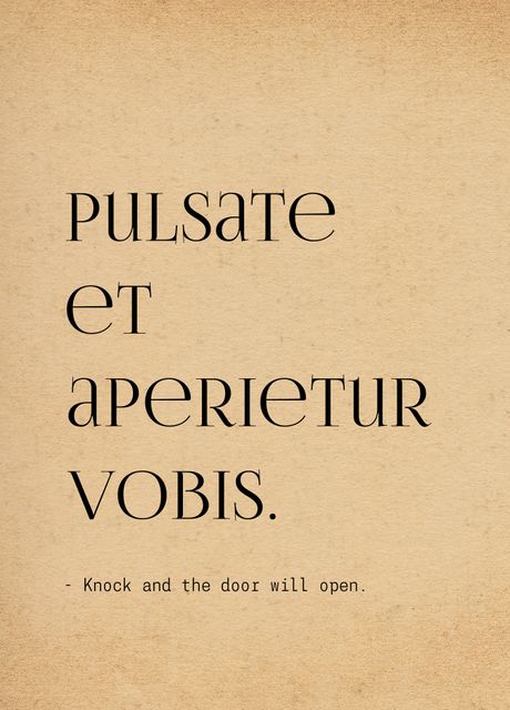 'Latin Quote Possibilities' Poster by Jovana | Displate