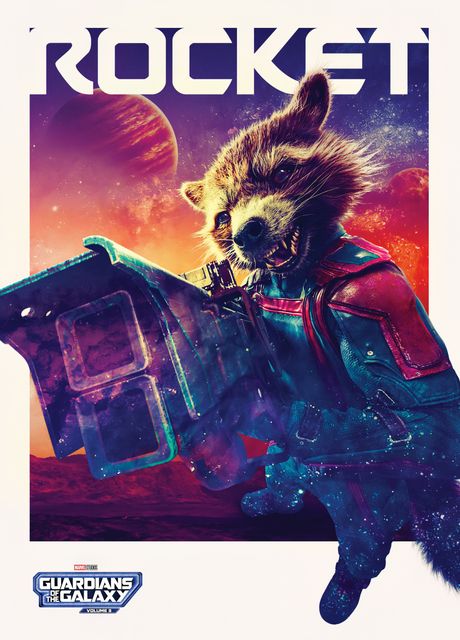 'Rocket' Poster, picture, metal print, paint by Marvel | Displate