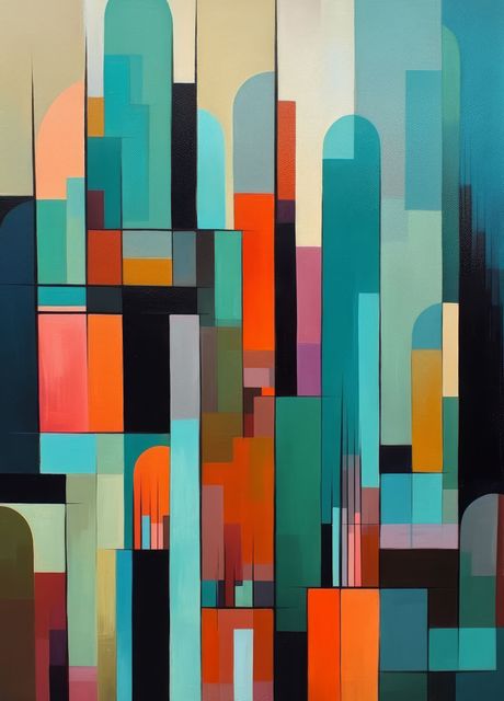 'Abstract Minimalism' Poster, picture, metal print, paint by ...