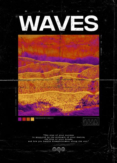 'Making Waves Ocean' Poster by Jon Alderman | Displate