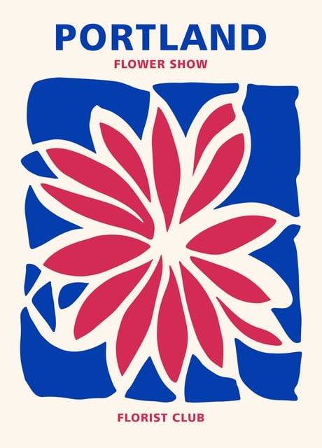 'Portland Florist Club' Poster by HyggeStudio | Displate