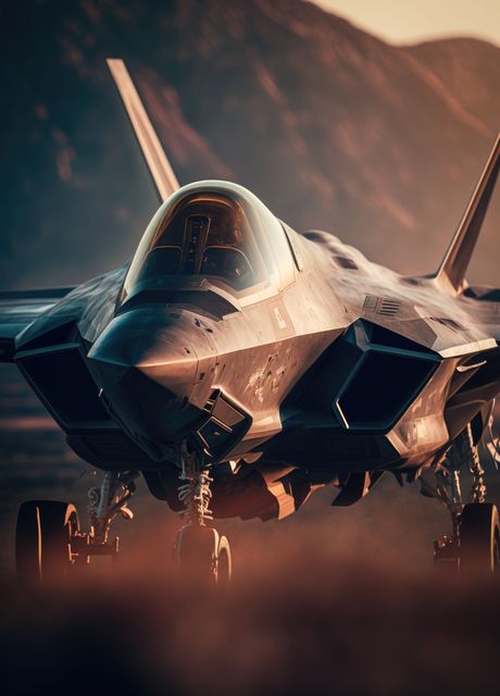 'F35 Fighter Jet V2' Poster by DM Photography | Displate