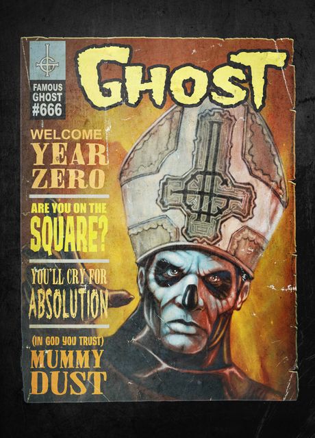 'Welcome Year Zero' Poster by Ghost | Displate