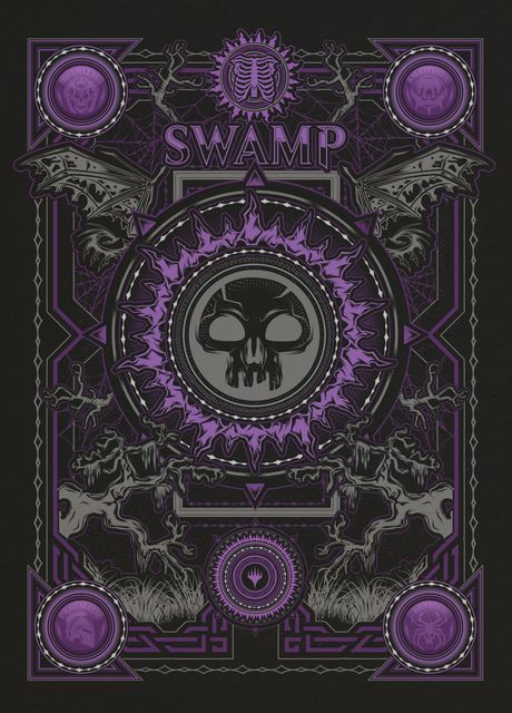 'Swamp Iconic Badge' Poster by Magic The Gathering | Displate