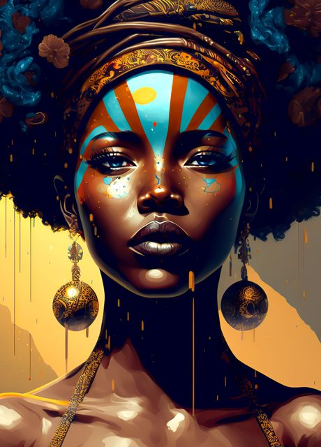 'African woman' Poster by DorthyToy | Displate