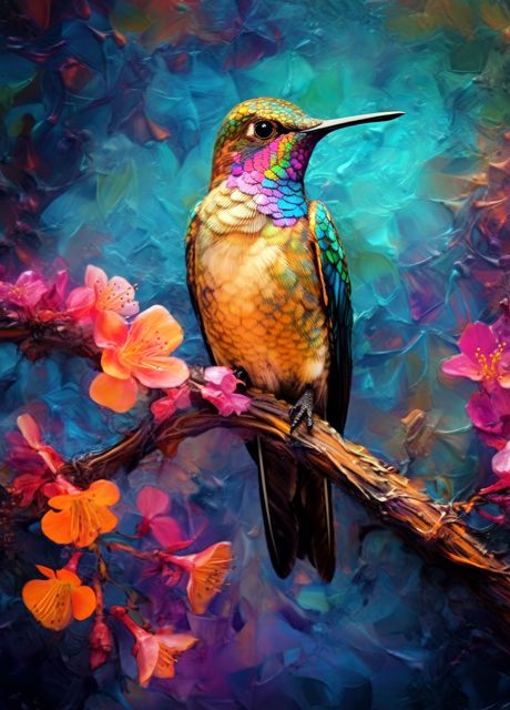 'Hummingbird bird' Poster by JBJart Justyna Jaszke | Displate